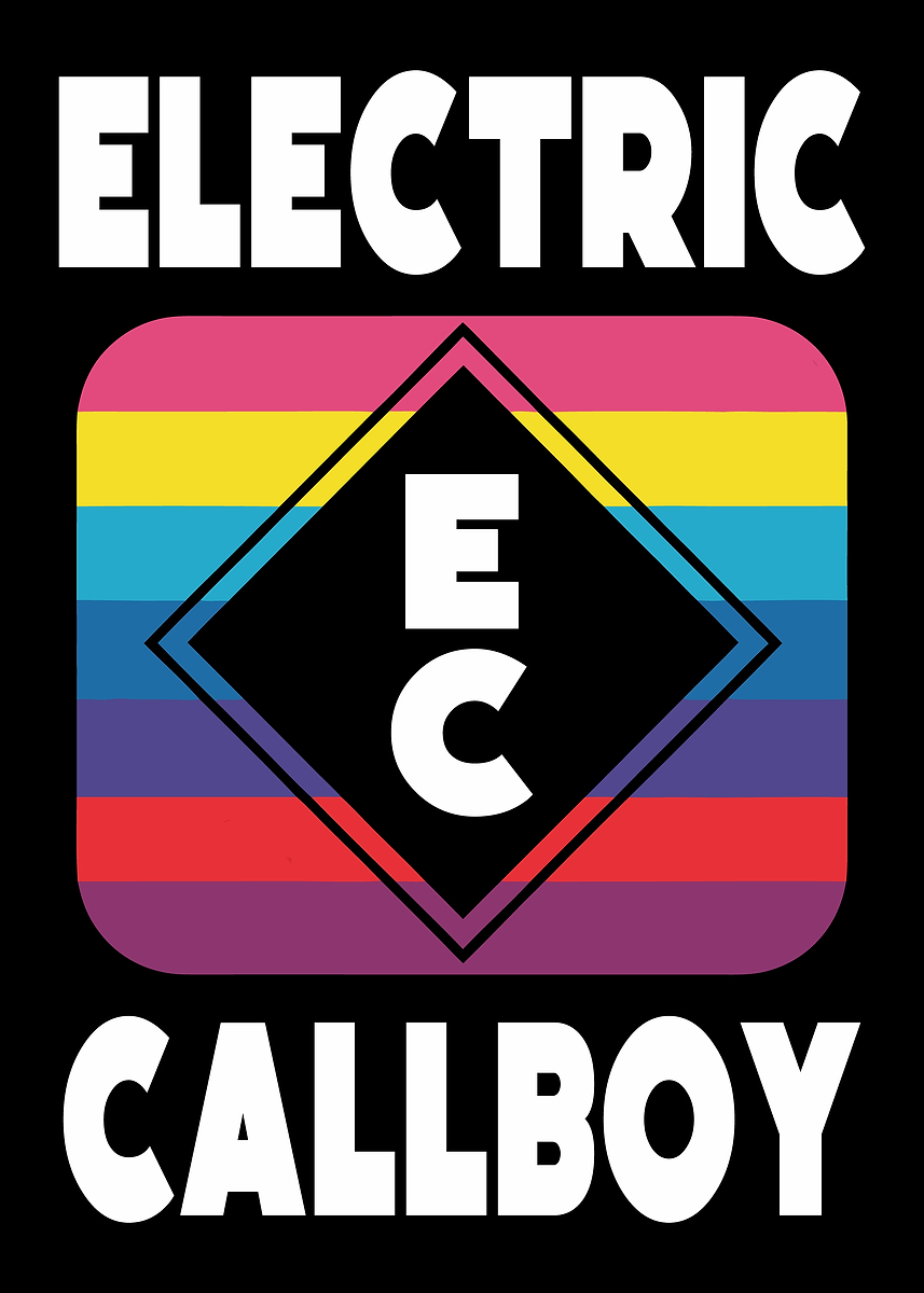 'Electric Callboy Logo' Poster, picture, metal print, paint by Art2Ask ...