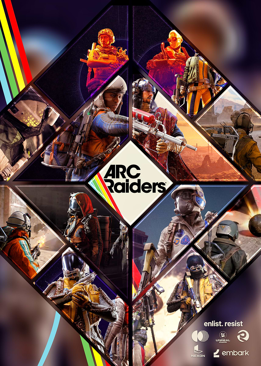 'ARC Raiders Game Cover Art' Poster, picture, metal print, paint by to ...