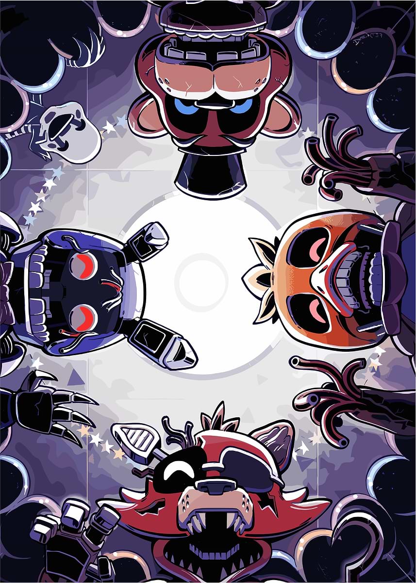 'Five Nights at Freddy's Animatronics' Poster, picture, metal print ...