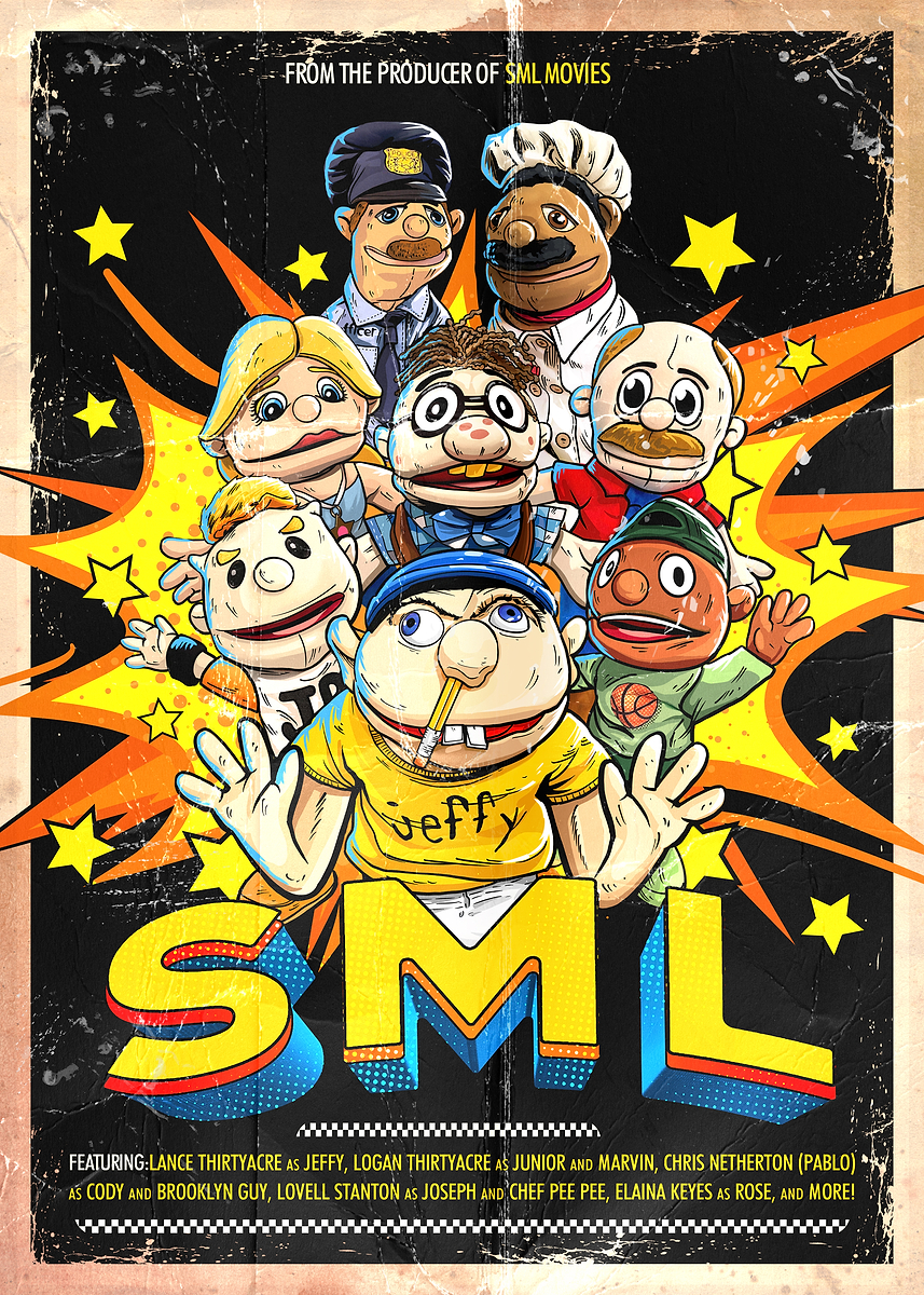 'SML Movie Poster ' Poster, picture, metal print, paint by Logan ...