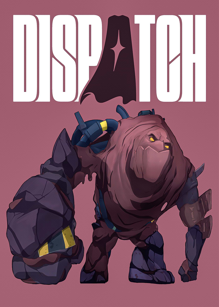 'Dispatch Character Illustration' Poster, picture, metal print, paint ...