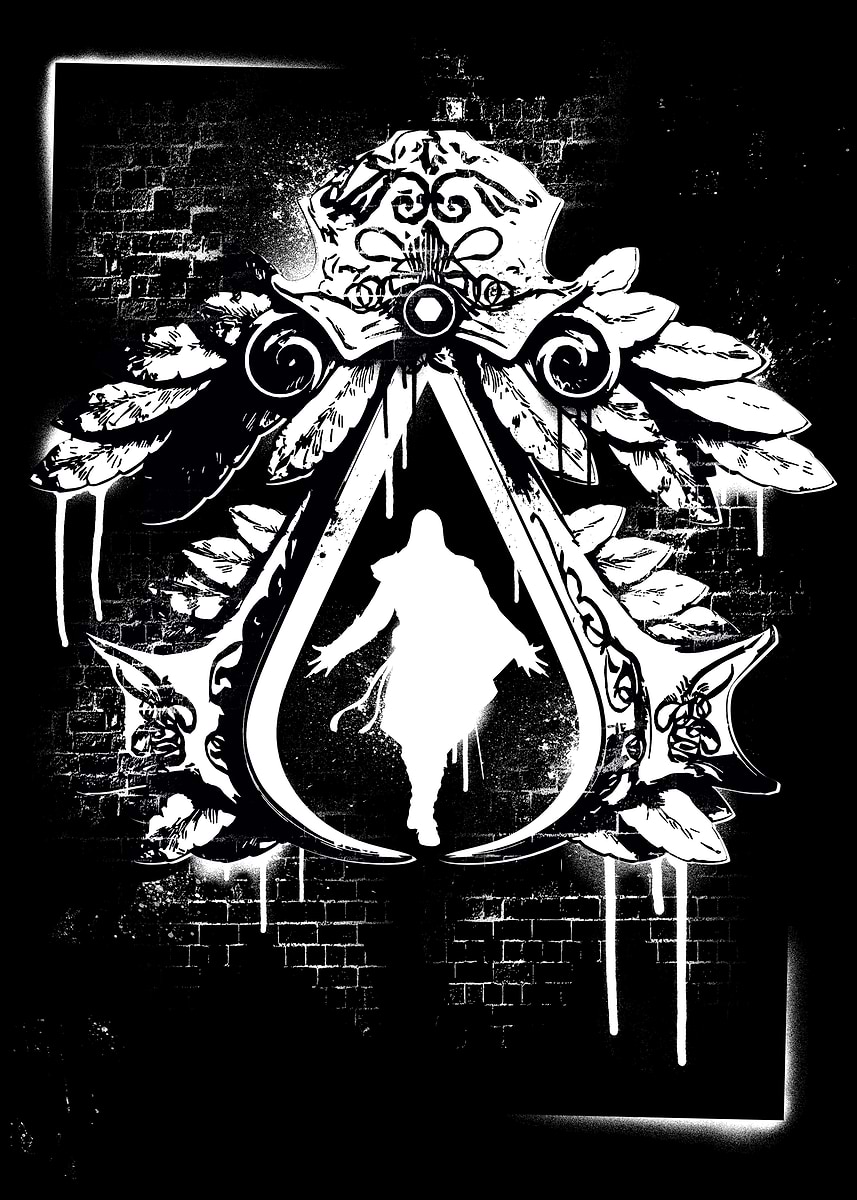 'Iconic Assassin's Creed Emblem' Poster, picture, metal print, paint by ...