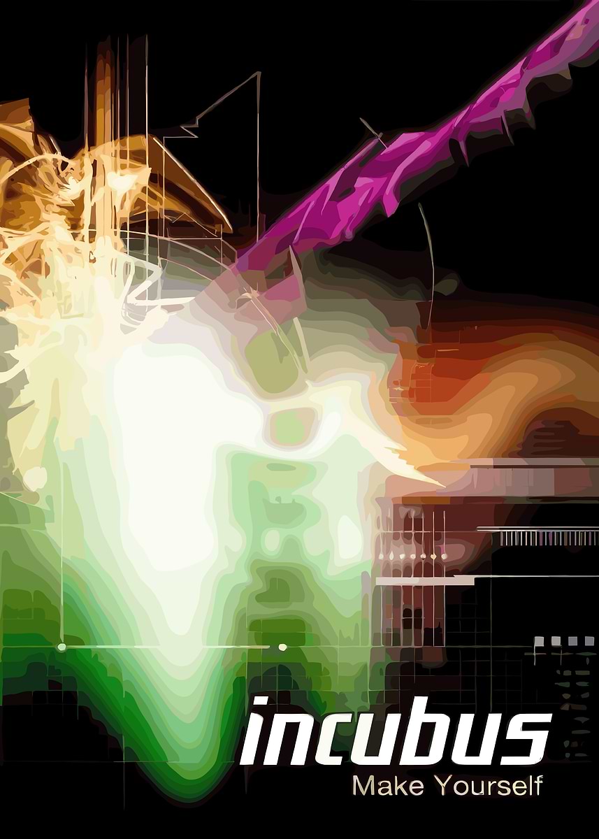 'Incubus Make Yourself Album Cover' Poster, picture, metal print, paint ...