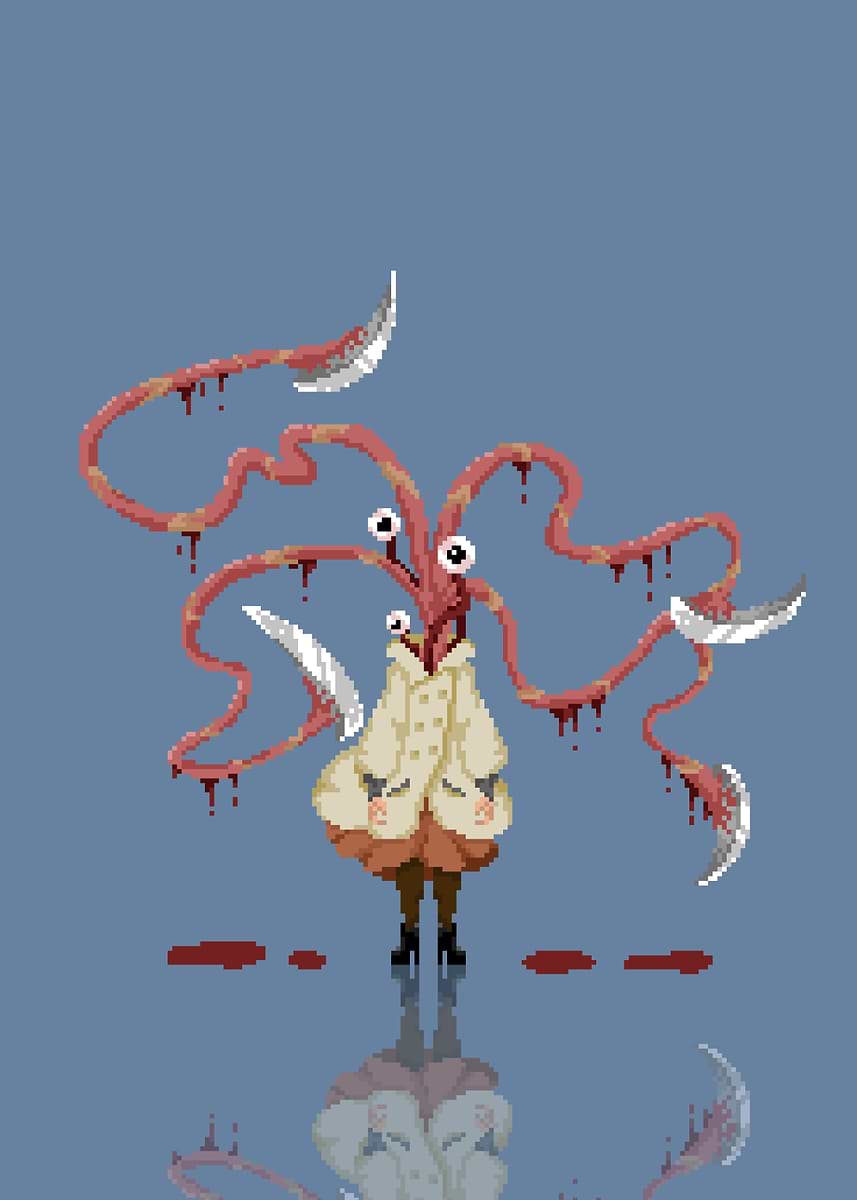 'Pixel Art Parasite' Poster, picture, metal print, paint by Toaster ...