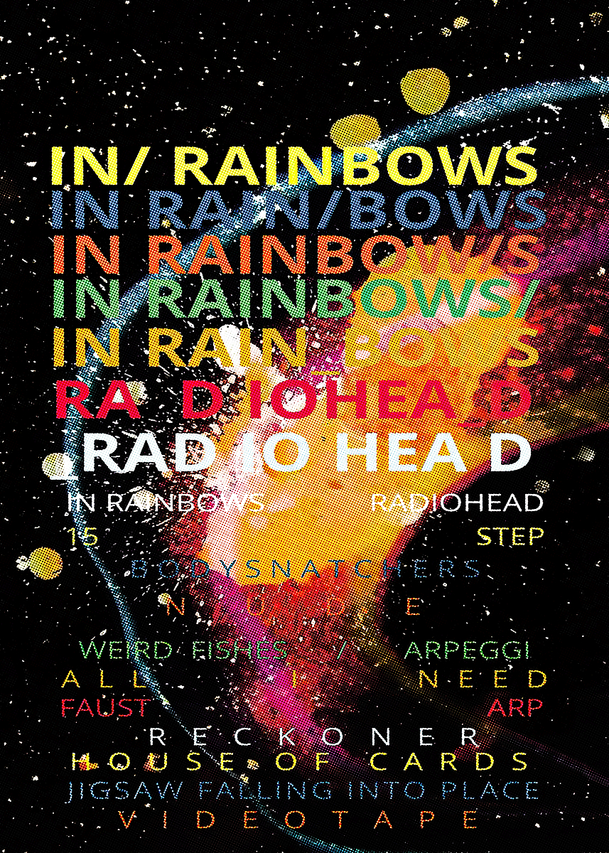 'Radiohead - In Rainbows Rock Music' Poster, picture, metal print ...