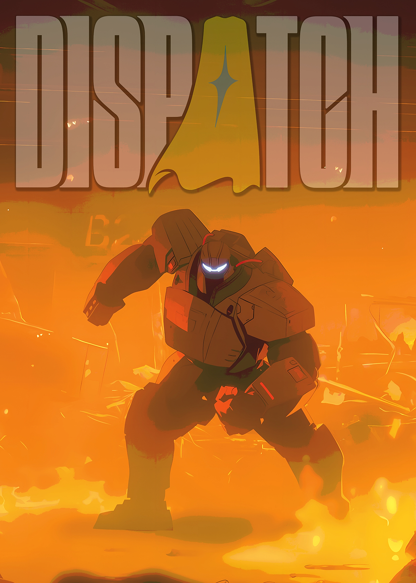 'Dispatch Comic Book Cover Art' Poster, picture, metal print, paint by ...