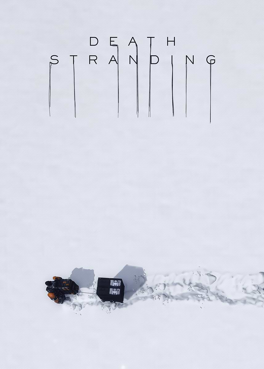 'Death Stranding Snowy Landscape' Poster, picture, metal print, paint ...
