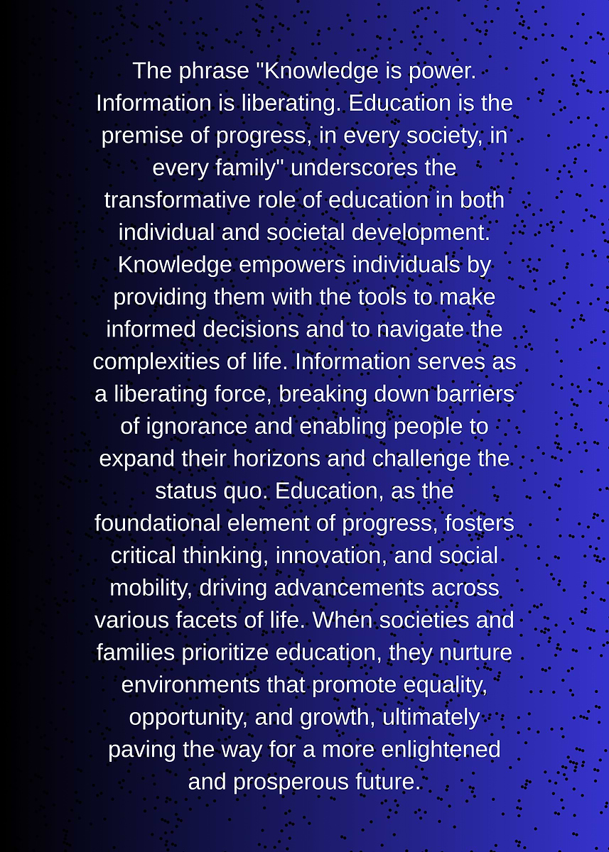 'Knowledge is Power Text Art' Poster, picture, metal print, paint by ...