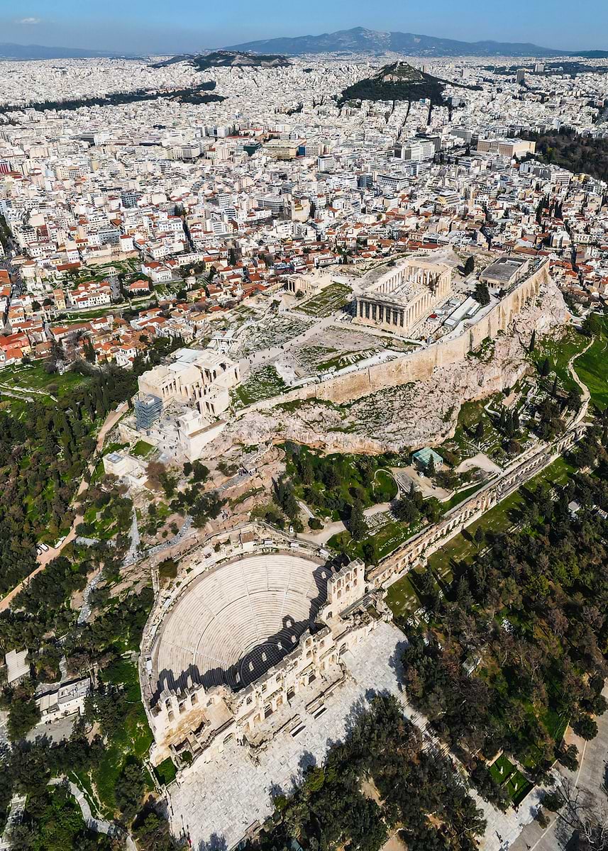 'Vastness of Human Civilization - Athens, Greece' Poster, picture ...
