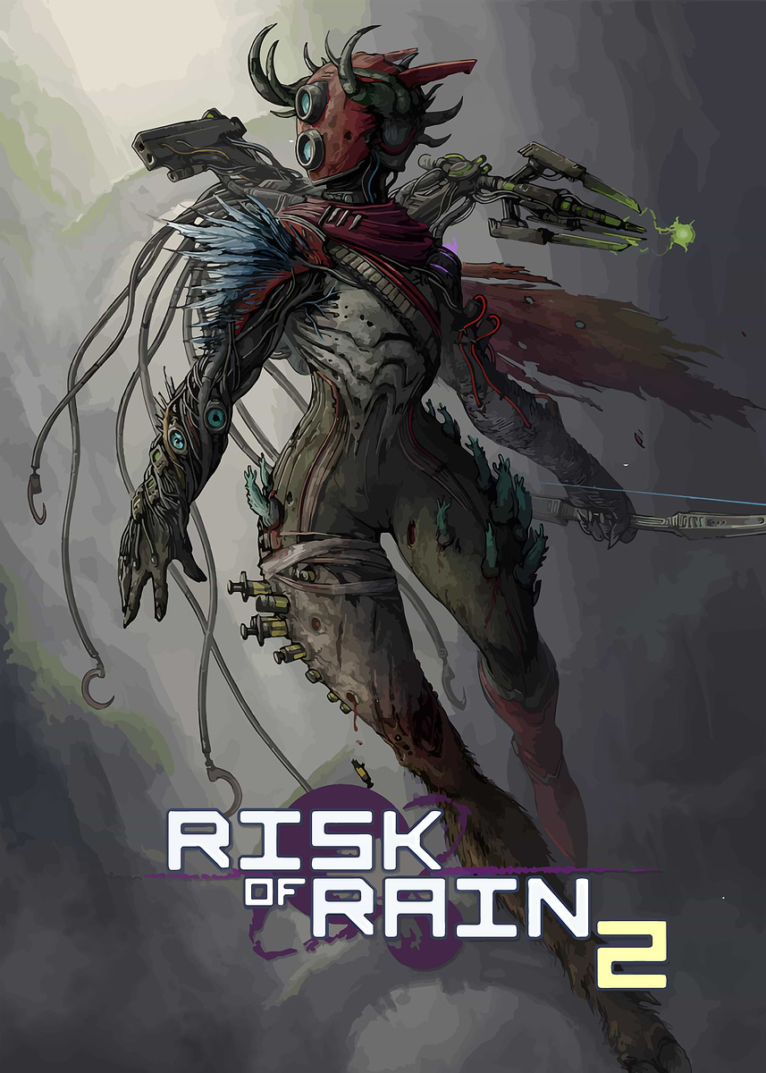 'Risk of Rain 2 Character Art' Poster, picture, metal print, paint by ...