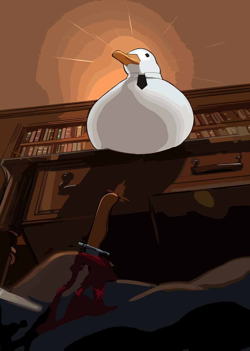 'Duck Assassin' Poster, picture, metal print, paint by nicktronus21 ...