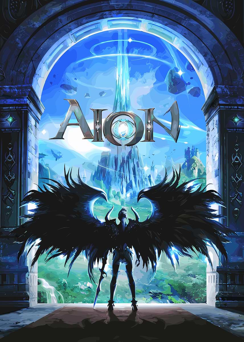 'Aion Game Angelic Figure' Poster, picture, metal print, paint by lia ...