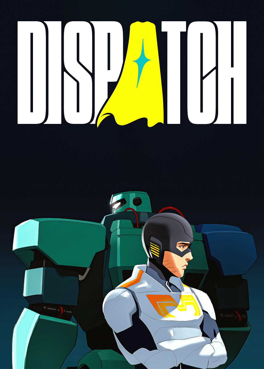 'Dispatch: Hero and Robot Team' Poster, picture, metal print, paint by ...