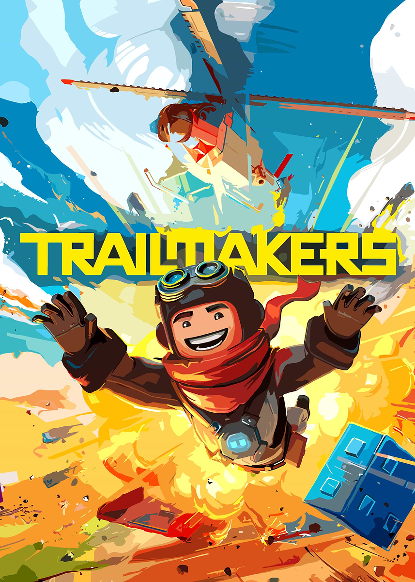 'Trailmakers Game Cover Art' Poster, picture, metal print, paint by ...