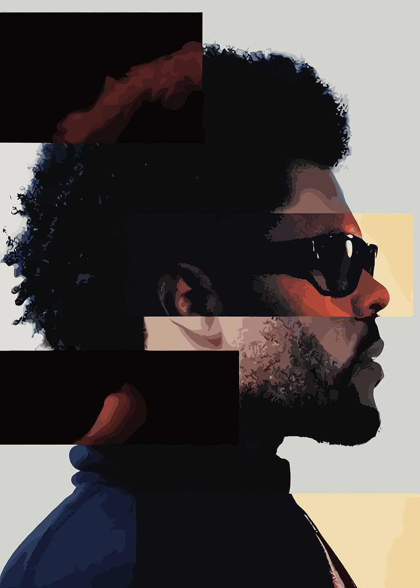 'The Weeknd Portrait Art' Poster, picture, metal print, paint by ...