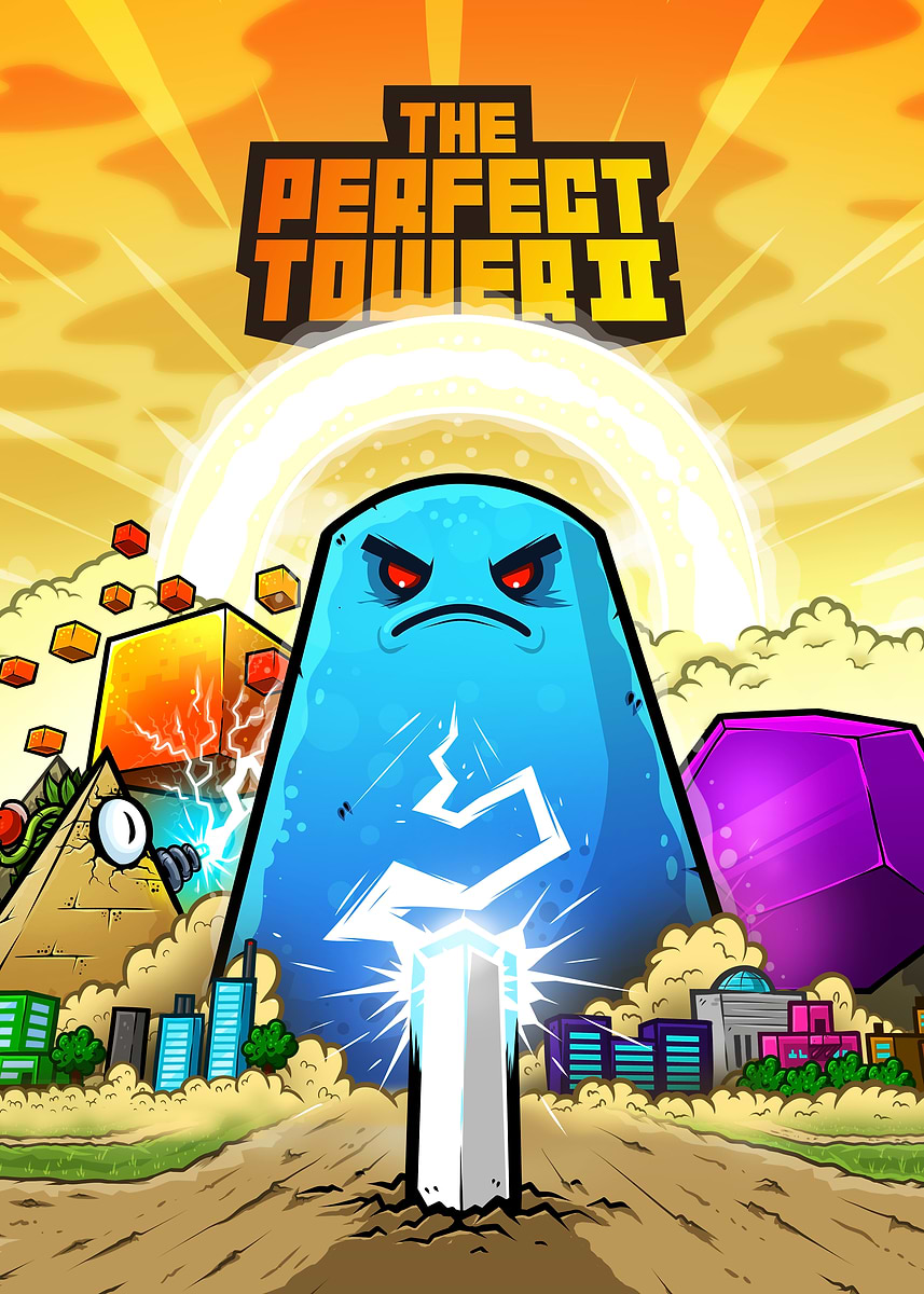 'The Perfect Tower II Game Art' Poster, picture, metal print, paint by ...