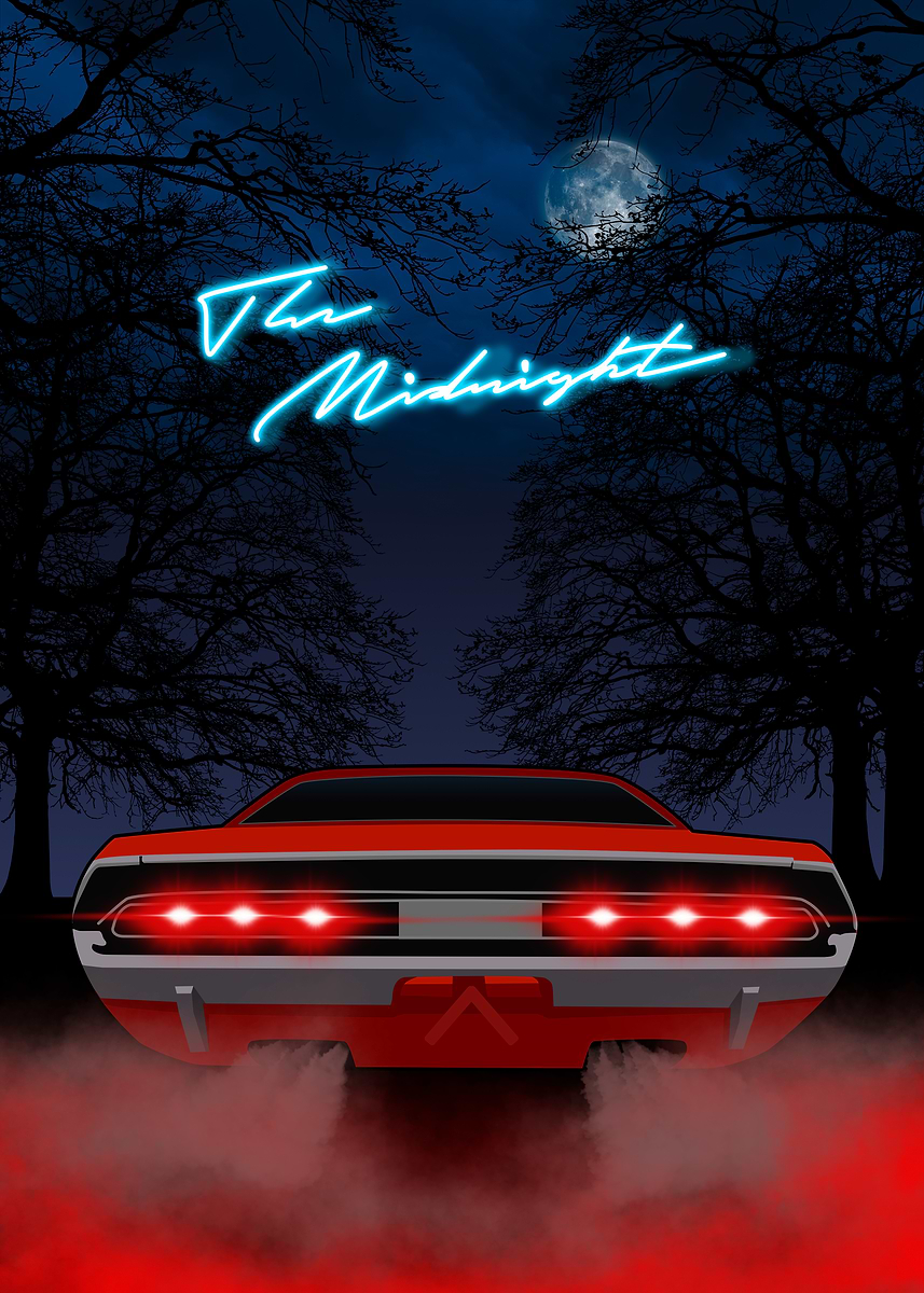 'The Midnight album art' Poster, picture, metal print, paint by geeks ...