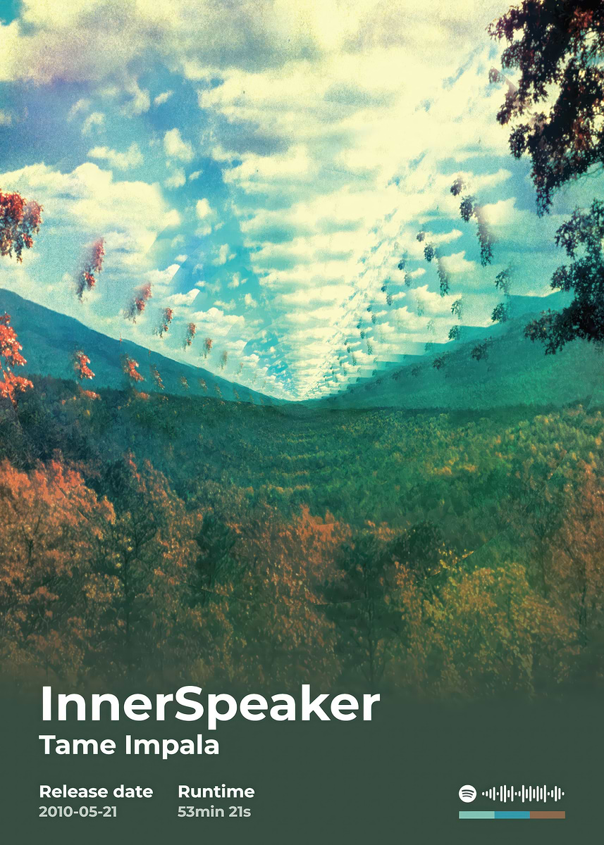 'Tame Impala - InnerSpeaker Album Cover' Poster, picture, metal print ...