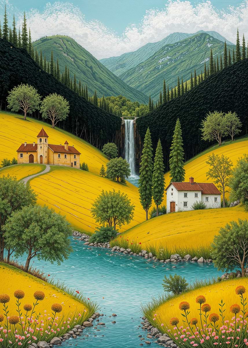 'The Paradise Three' Poster, picture, metal print, paint by Mark Vincent Verallo | Displate