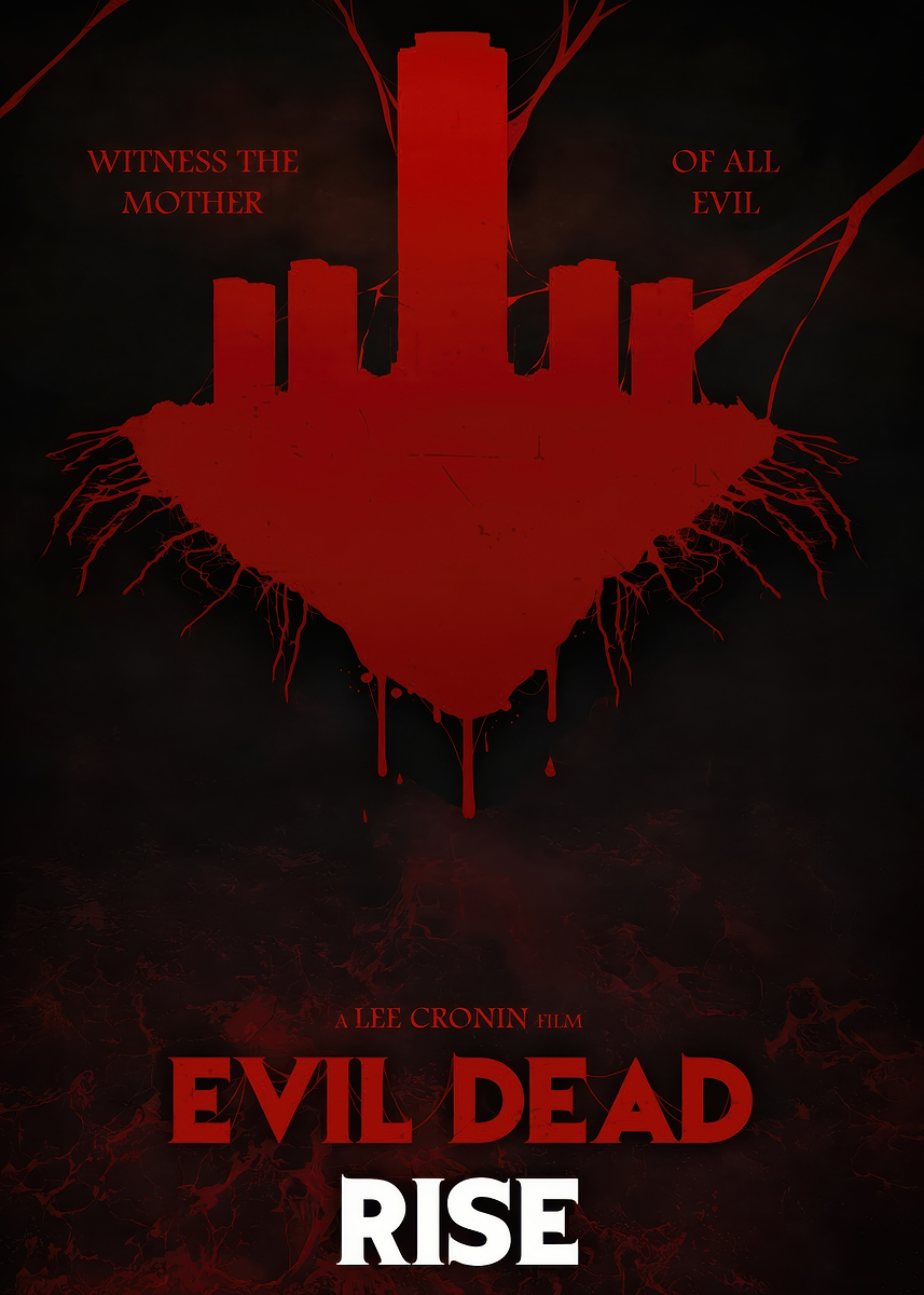 'Evil Dead Rise Movie Poster' Poster, picture, metal print, paint by ...
