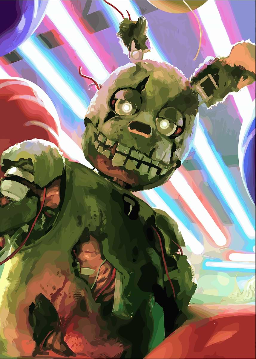 'Springtrap from Five Nights at Freddy's' Poster, picture, metal print ...