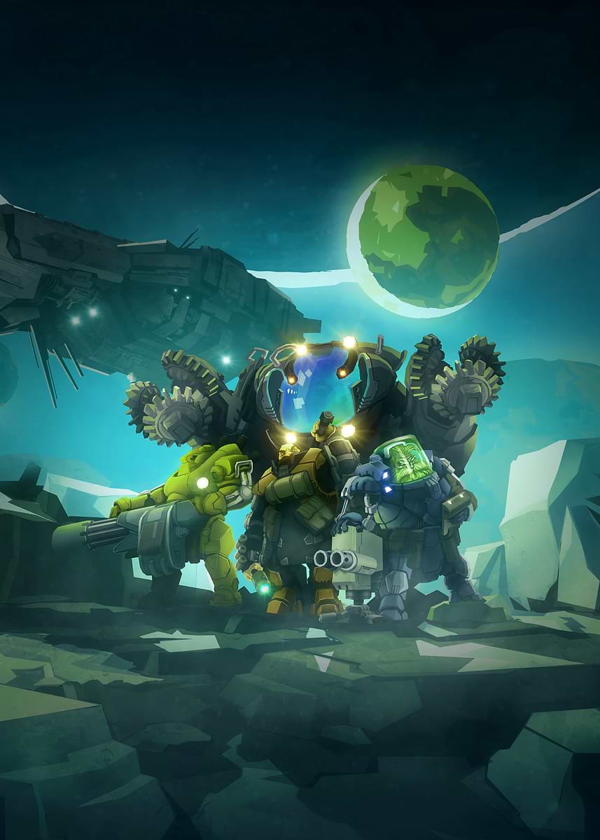 'Space Miners Team' Poster, picture, metal print, paint by rishea dp ...