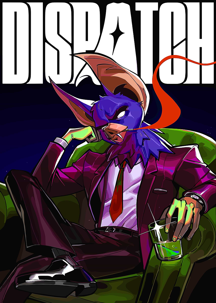'Dispatch: Anthropomorphic Bat in Suit' Poster, picture, metal print ...
