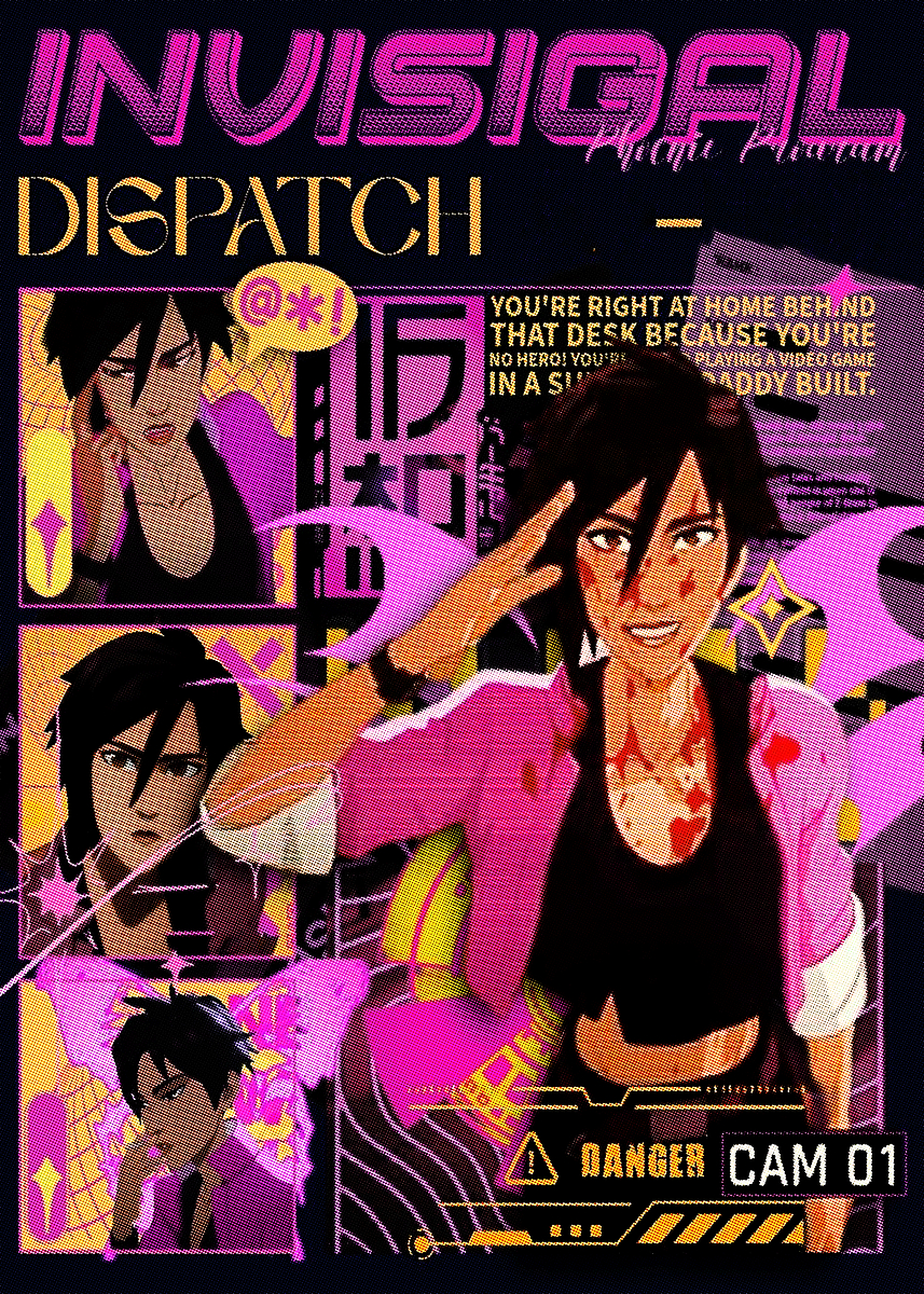 'Invisigal Dispatch Animated Character Portrait' Poster, picture, metal ...