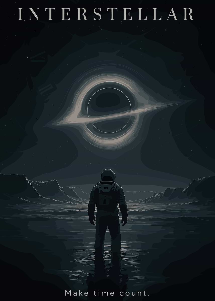 'Interstellar Pixel Art Poster' Poster, picture, metal print, paint by ...