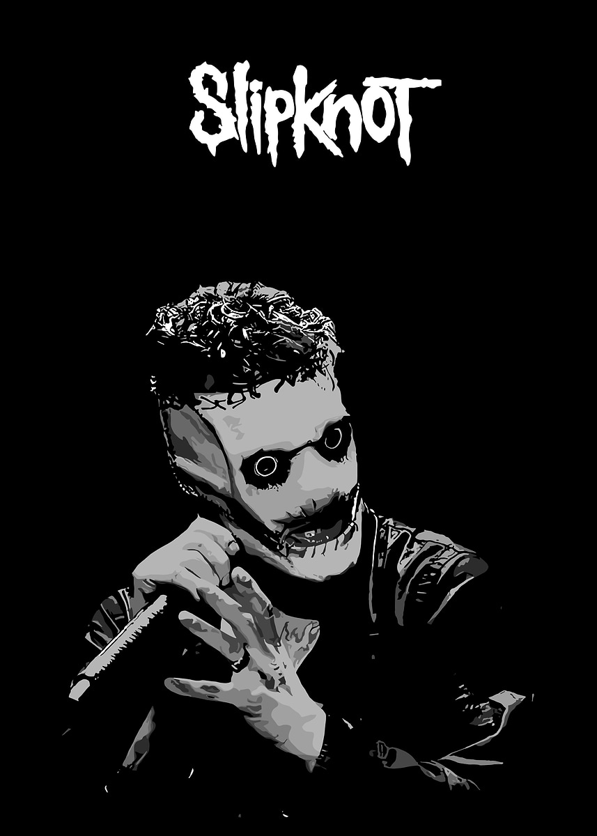 'Slipknot Band Member Illustration' Poster, picture, metal print, paint ...