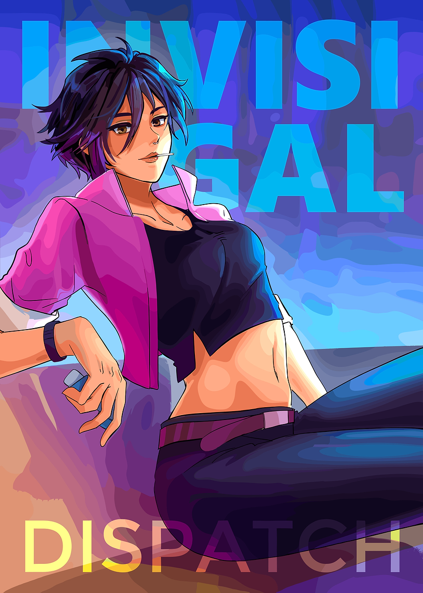 'Invisible Girl Dispatch Fanart' Poster, picture, metal print, paint by ...