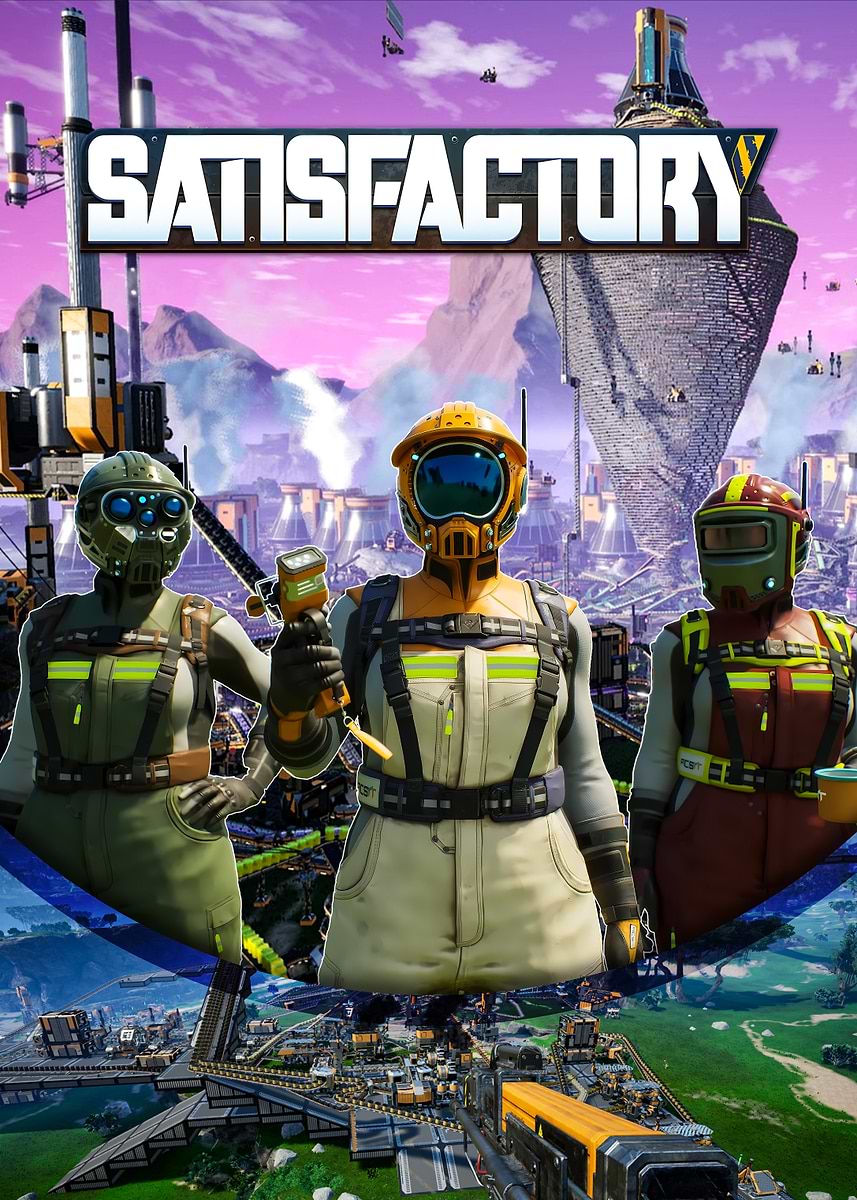'Satisfactory Game ' Poster, picture, metal print, paint by Keli Milly ...