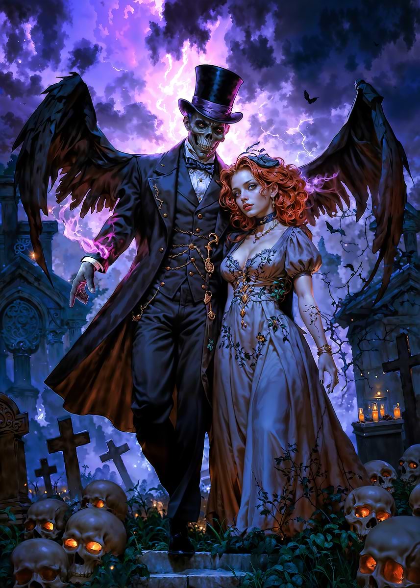 'The Bone Court Of Maman Brigitte and Baron Samedi' Poster, picture ...
