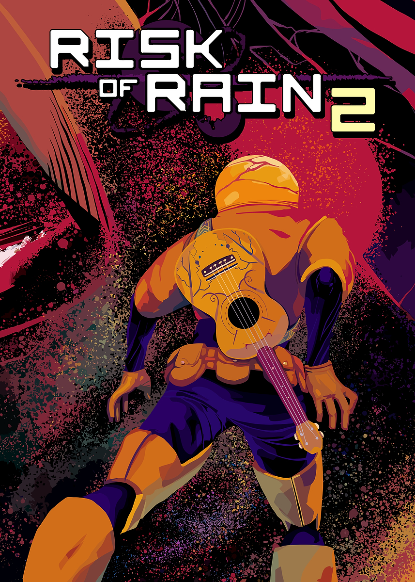 'Risk of Rain 2 Character Art' Poster, picture, metal print, paint by ...