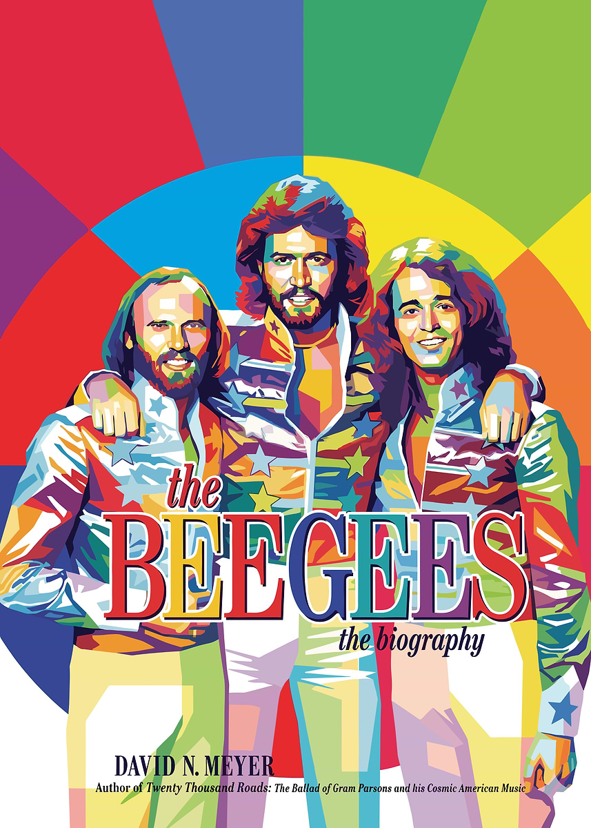 'The Bee Gees Biography Book Cover' Poster, picture, metal print, paint ...
