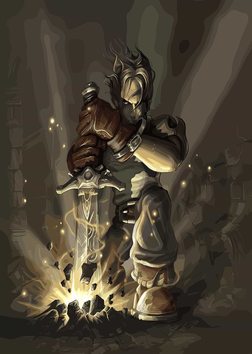 'Fable Character Art' Poster, picture, metal print, paint by EL Rega ...