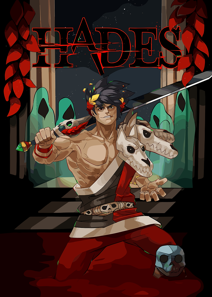 'Hades Game Character Illustration' Poster, picture, metal print, paint ...