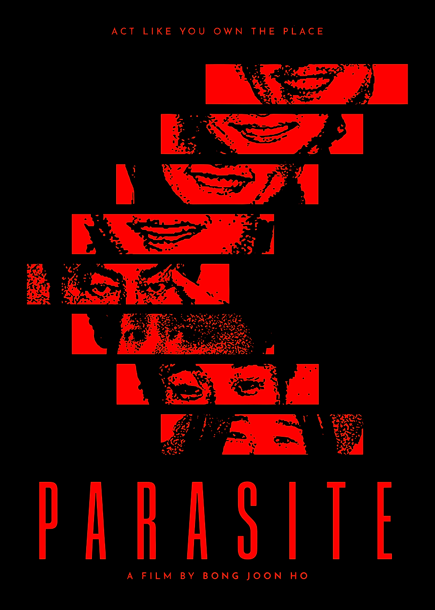 'Parasite Movie Poster' Poster, picture, metal print, paint by Laura ...