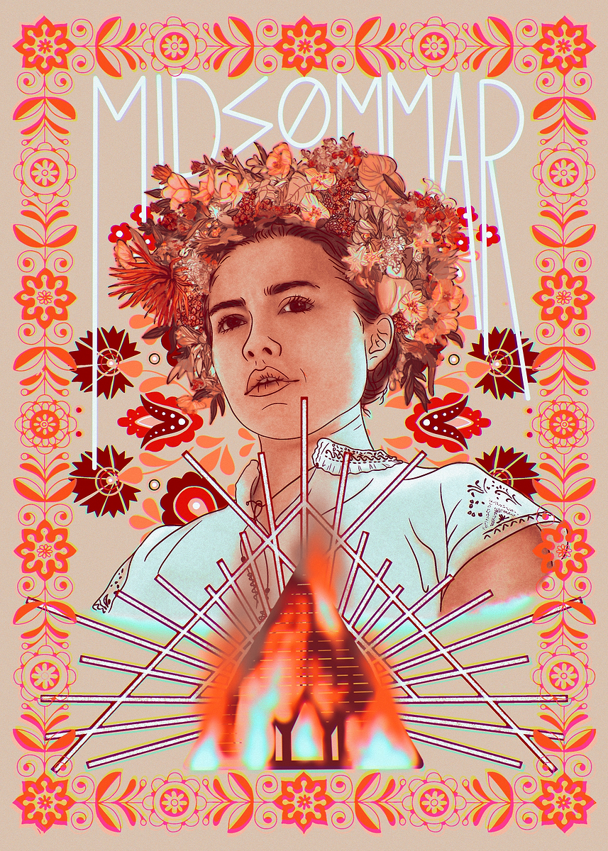 'Midsommar Movie Poster Art' Poster, picture, metal print, paint by ...