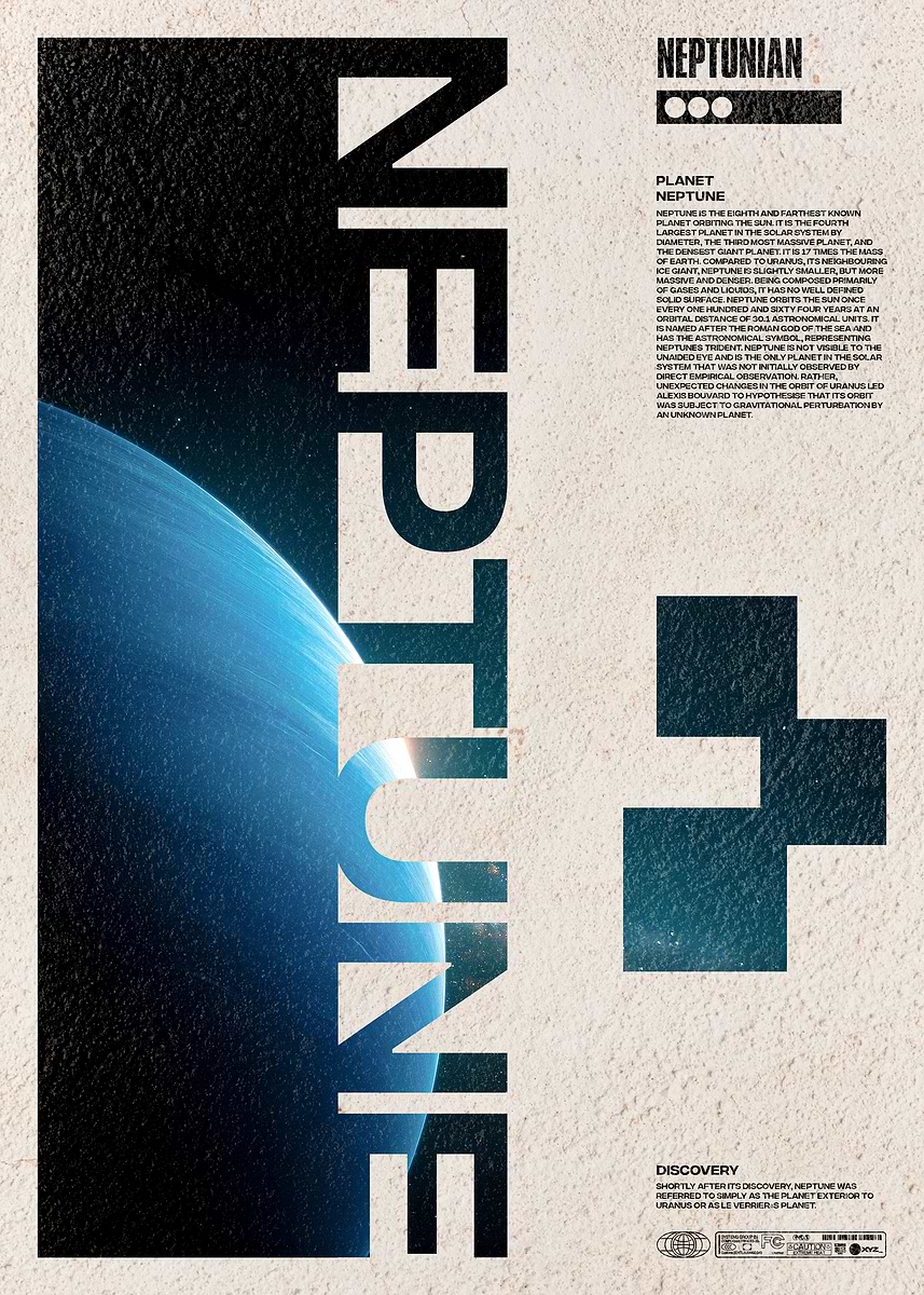 'Neptune Planet Poster' Poster, picture, metal print, paint by Jon ...