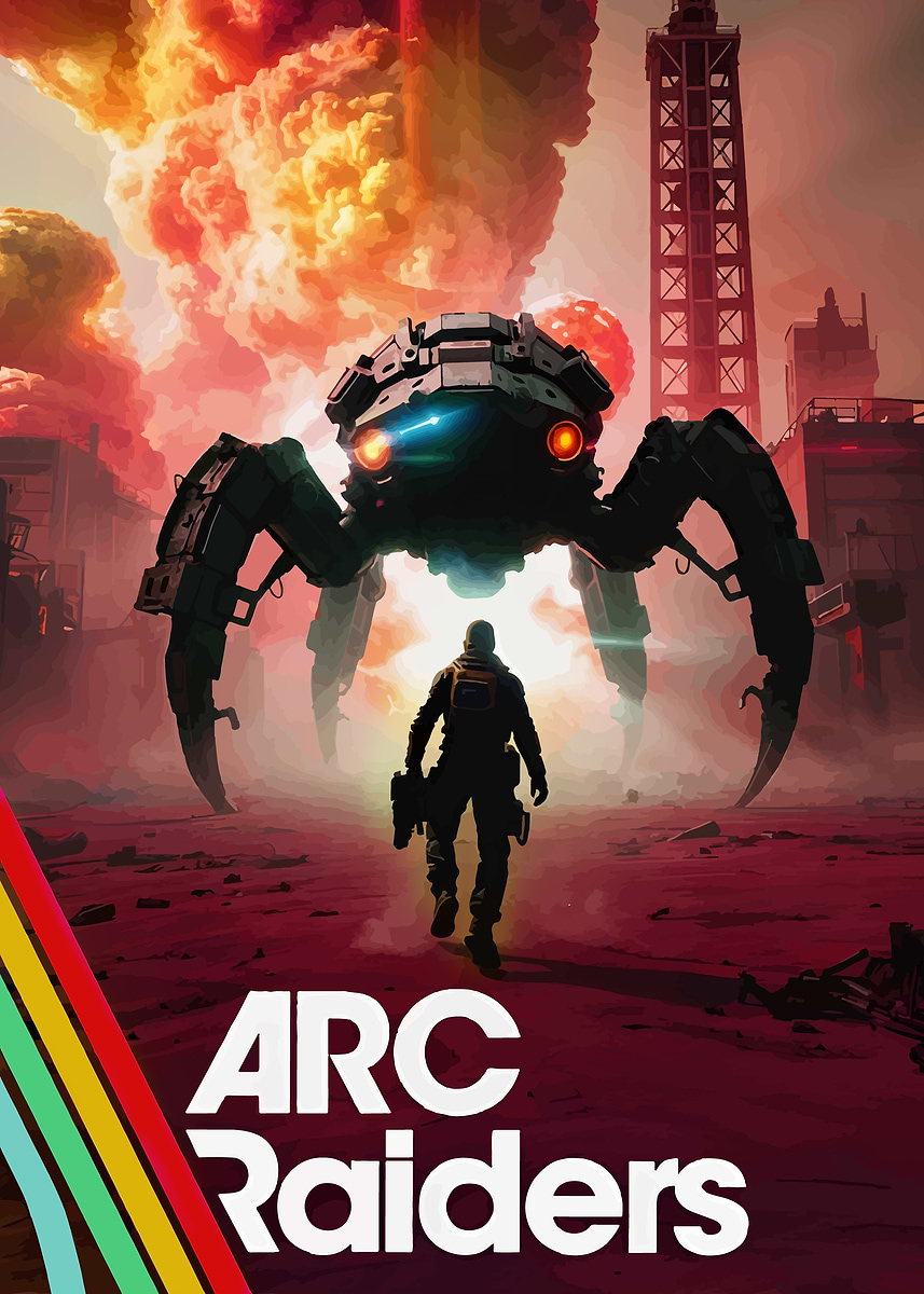 'Arc Raiders: Post-Apocalyptic Confrontation' Poster, picture, metal ...