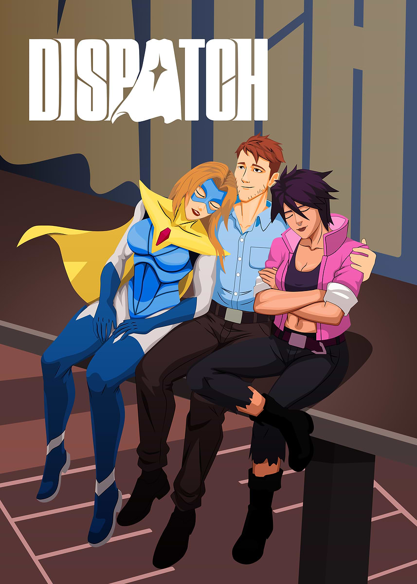 'Dispatch Superhero ' Poster, picture, metal print, paint by geeks holic | Displate