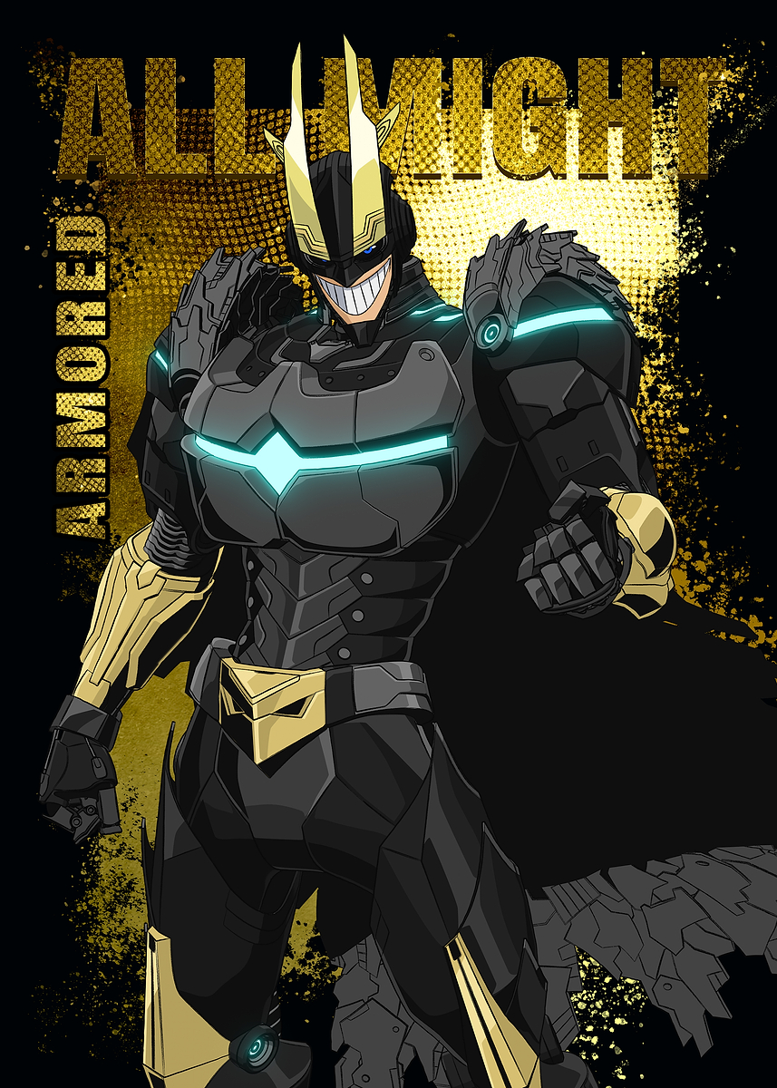 'Armored All Might: My Hero Academia Golden Might' Poster, picture ...