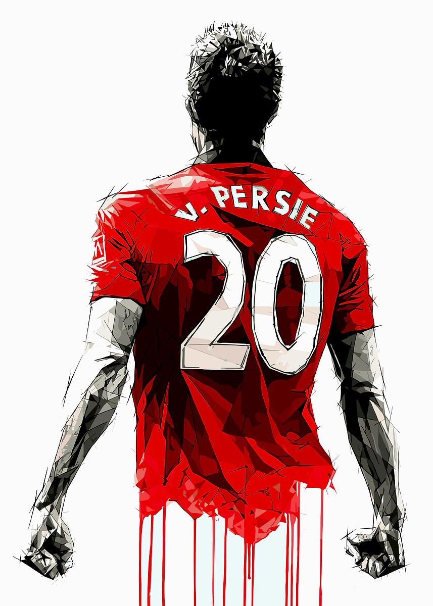 'Robin van Persie Art' Poster, picture, metal print, paint by Edgar ...