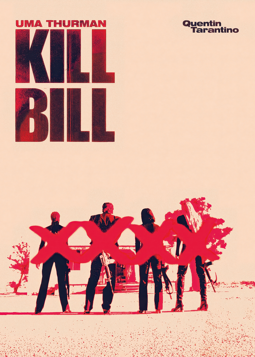 'Kill Bill Movie ' Poster, picture, metal print, paint by ElYUU | Displate