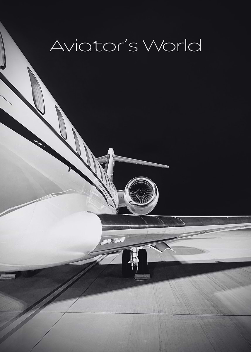 'Aviator's World: Private Jet Bombardier Global 6000' Poster, picture ...