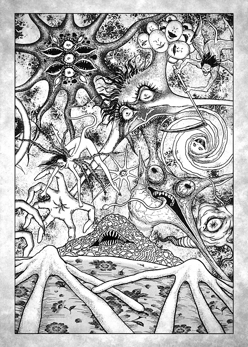 'Junji Ito's Grotesque Symphony' Poster, picture, metal print, paint by ...