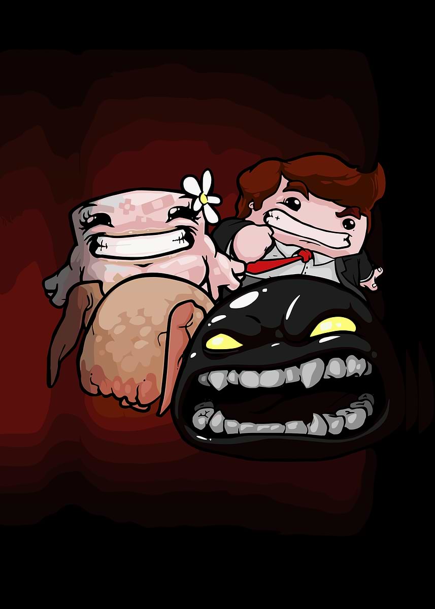 'The Binding of Isaac Characters' Poster, picture, metal print, paint ...
