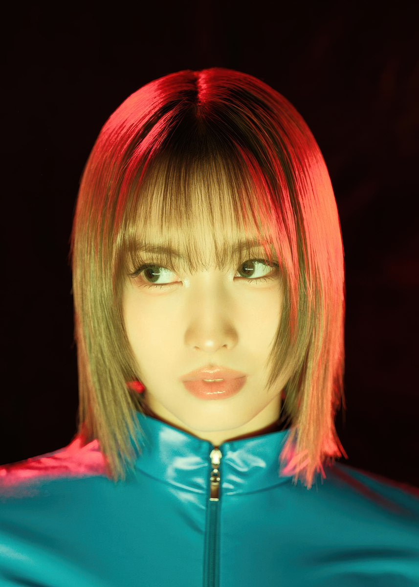 'Momo Hirai Portrait Twice' Poster, picture, metal print, paint by 甘やかさ ...