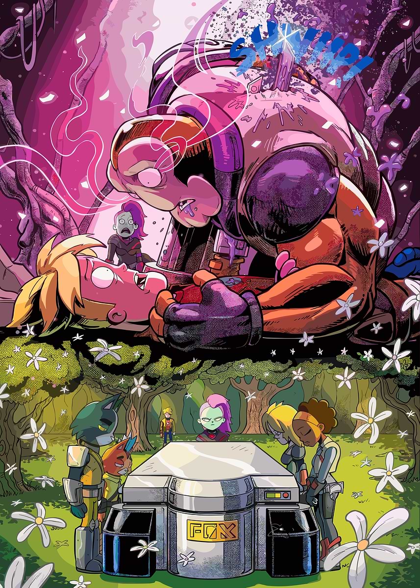 'Final Space Comic Book Cover' Poster, picture, metal print, paint by ...